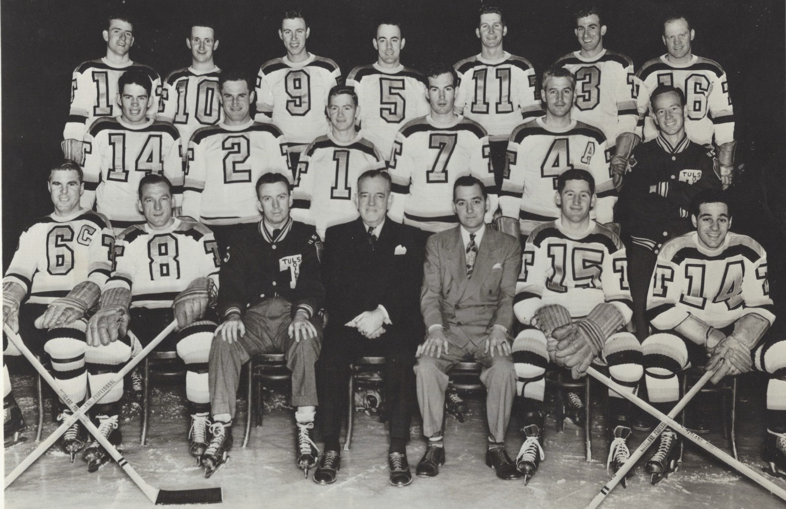 SOLD - 1948-51 USHL Tulsa Ice Oilers # 6 Game Worn Jersey Nick Knott ...